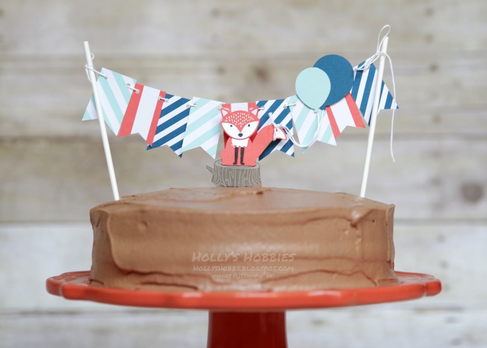 Paper Joy: Foxy Cake Builder for Sam!
