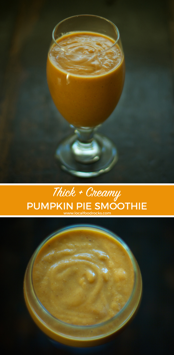 Thick + Creamy Pumpkin Pie Smoothie » Local Food Rocks