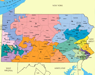 AP Government Blog: PA's Congressional Districts