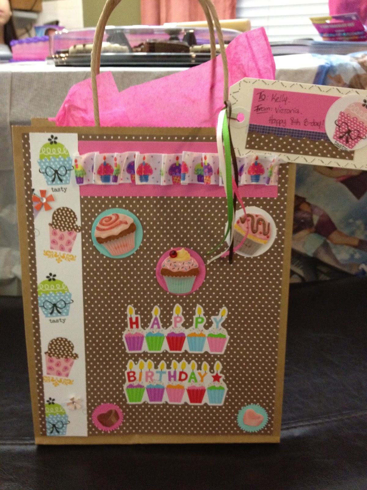Birthday girl gift bag