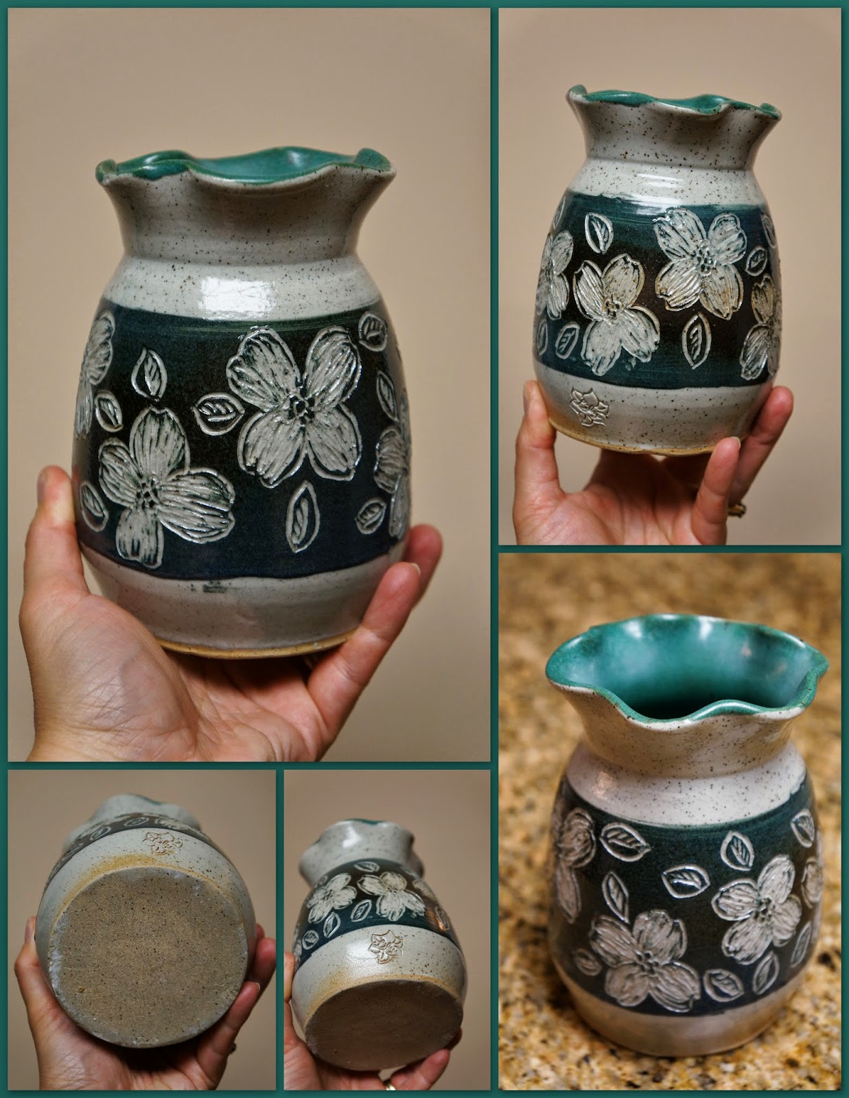 Ceramics : It's Just Dirt: Sgraffito Vases and Extruded Vases from the ...