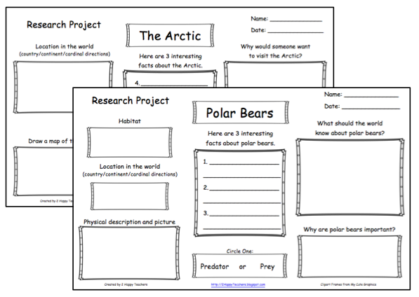 2 Happy Teachers: Exploring Polar Bears: A Cross-Curricular Unit