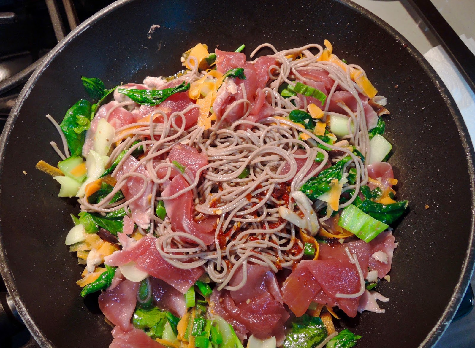 The Briny Lemon: Bigeye Tuna Stir-Fry with Sweet and Sour Sauce