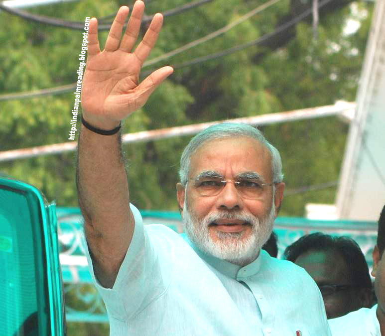 Palm Image Of Narendra Modi Palmistry ~ INDIAN PALMISTRY | PALM READING ...