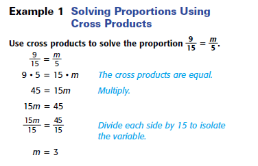 Gallimore Math Course 2: Solving Proportions