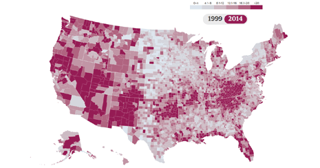 Maps Mania: Mapping the US Overdose Epidemic