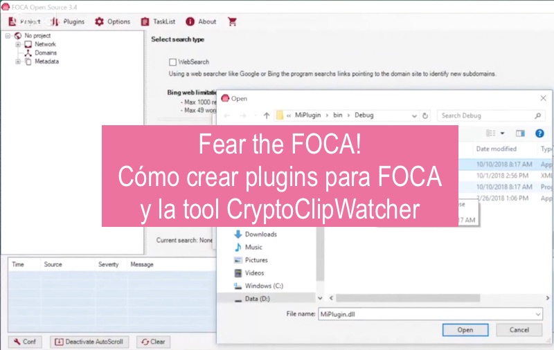 Un informático en el lado del mal: Fear the FOCA!: Cómo crear plugins ...