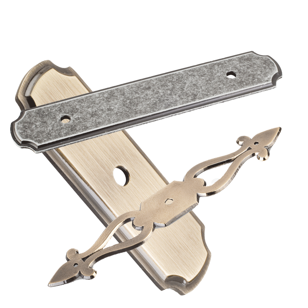 Cabinet Corner: Changing Out Decorative Hardware (using backplates if ...