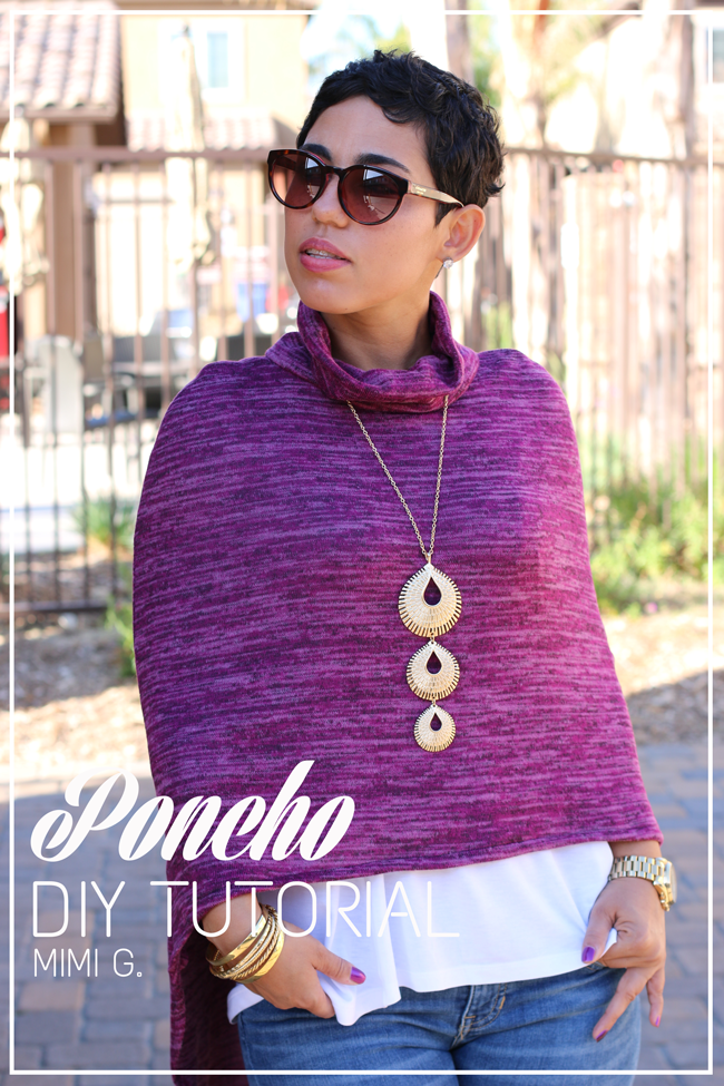 Low Price Fabric: Mimi G FREE DIY Poncho Tutorial!