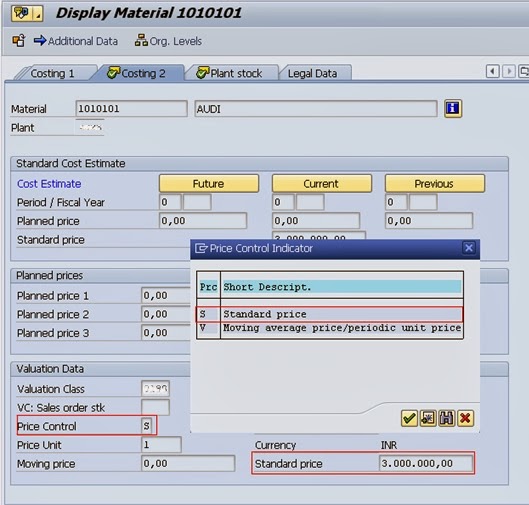 Purchase Price Variance - PPV: PPV – How SAP determines