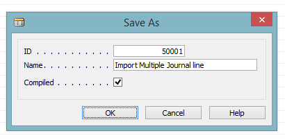 How to import multiple journal entries in Microsoft Dynamics NAV 2017 using XML Ports