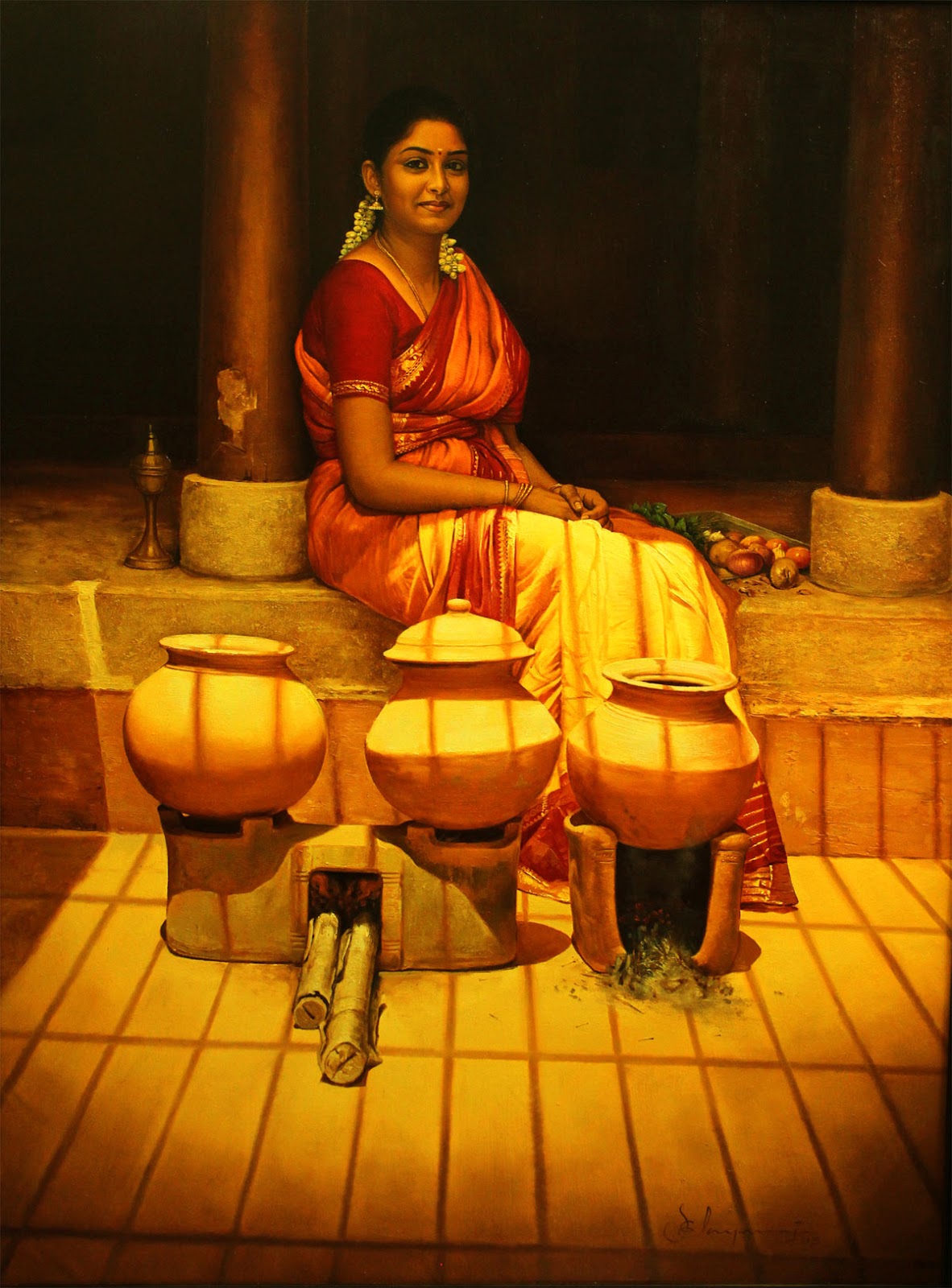 mohammedashrafak: Oil Paintings - S Elayaraja