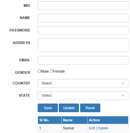 DOTNET POINT: CURD operation using reactive forms with validation in angularjs6