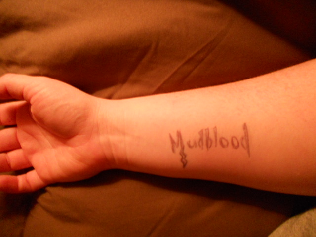 Mudbloods and Muggles and Magic Folk, stand and unite....