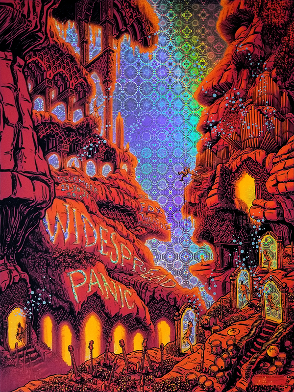 INSIDE THE ROCK POSTER FRAME BLOG: James Flames Widespread Panic ...