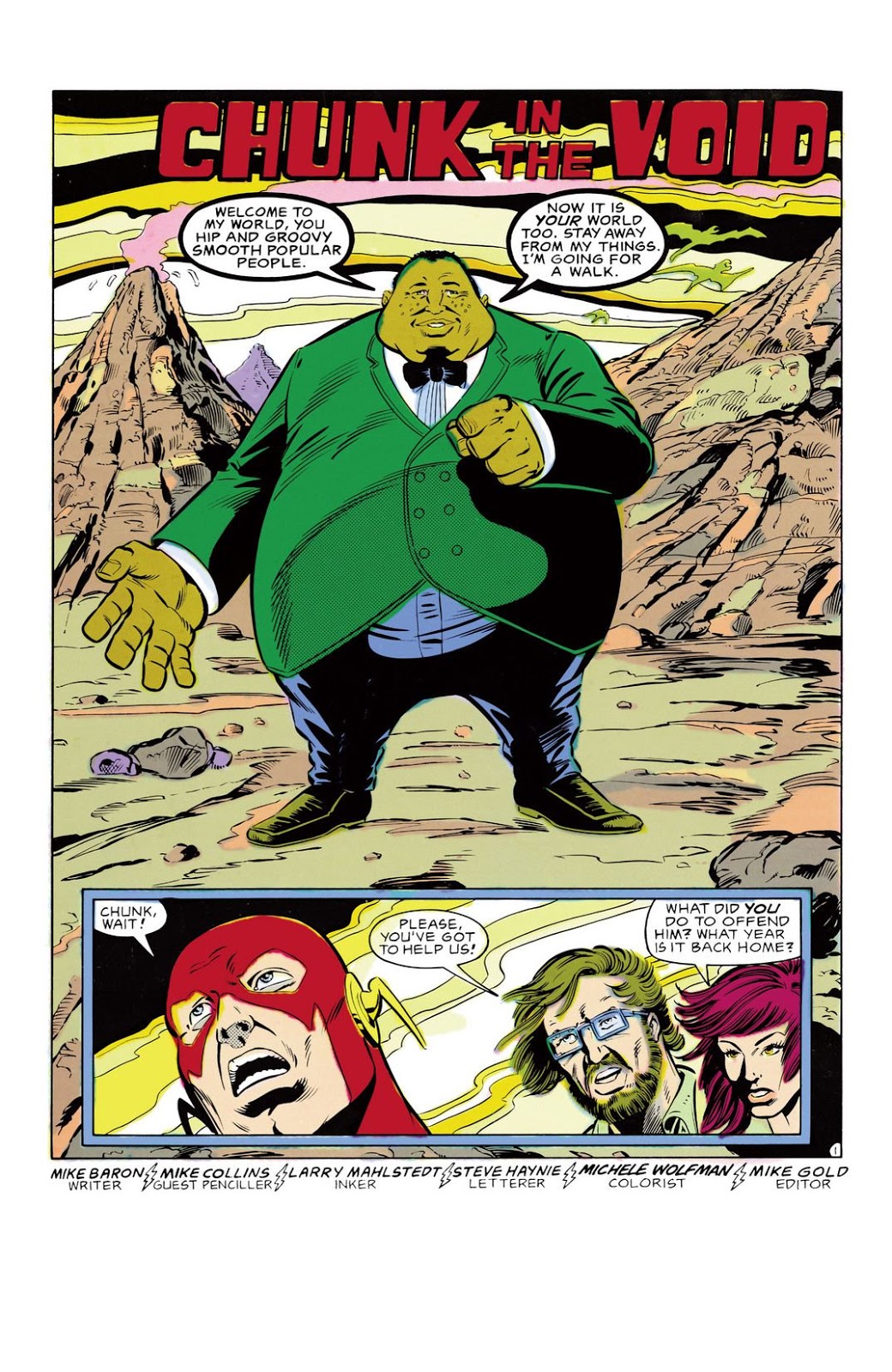 COMIC BOOK FAN AND LOVER: FLASH: CHUNK - DC COMICS