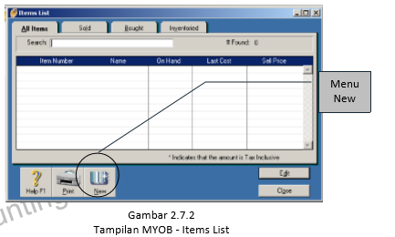 Membuat Daftar Persediaan pada MYOB Accounting v 15 - Our Akuntansi