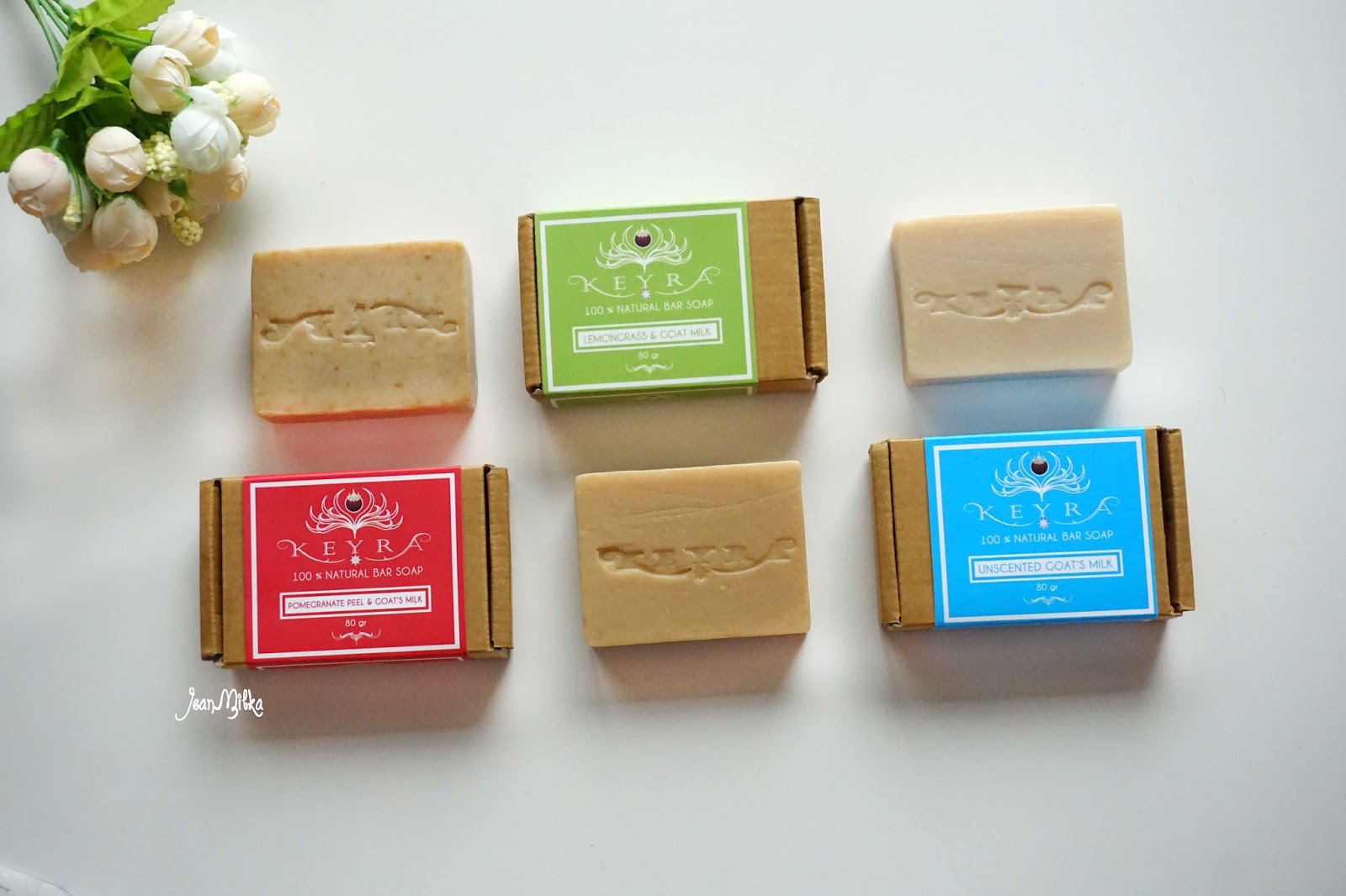 [Giveaway + Review] Goat Milk Handmade Soap from Keyra | Jean Milka
