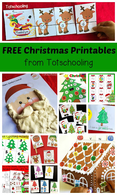 Christmas Color Sorting Printable Activity | Totschooling - Toddler ...