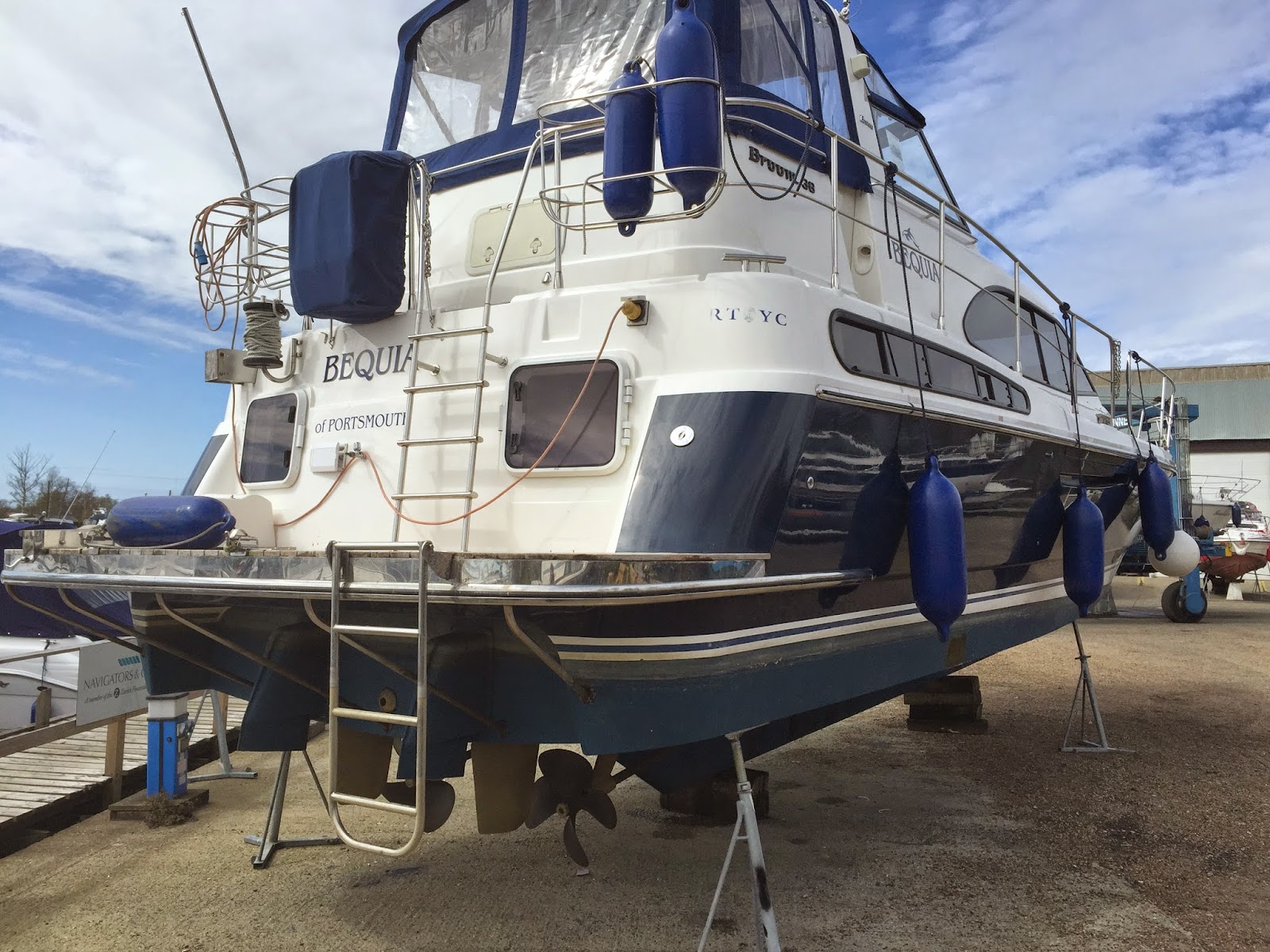 UK Marine Surveyor based in Preveza Greece.: Broom 38 Survey at Norfolk ...