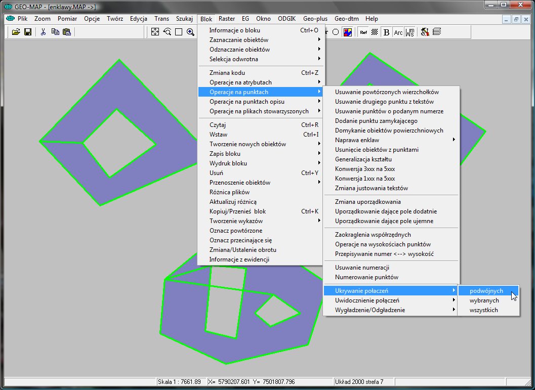 Geo-System Sp. z o.o.: Enklawy w GEO-MAP 9.97