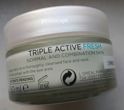 Perisscope: LOREAL TRIPLE ACTIVE FRESH ULTRA - HYDRATING GEL CREAM