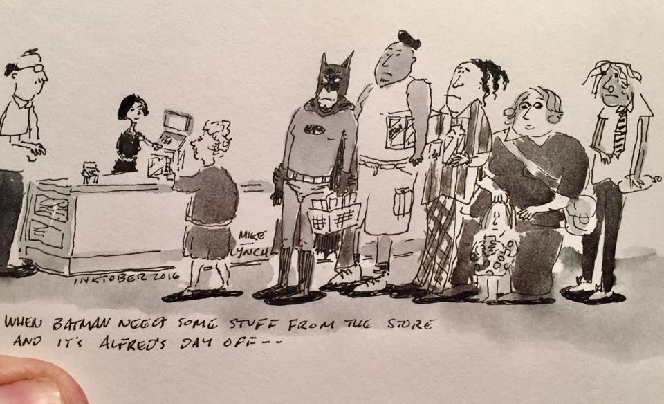 Mike Lynch Cartoons: Inktober 2016: The Final Drawings