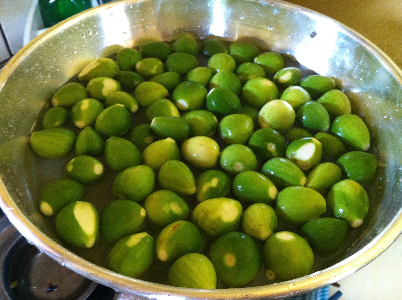 come-se: Compota de figo verde