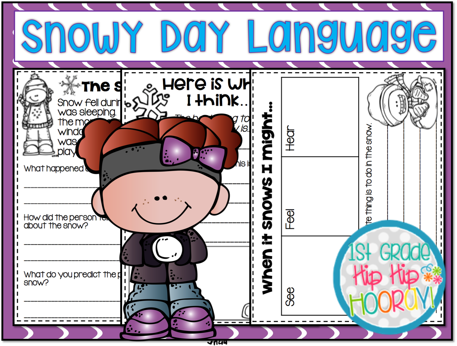 1st Grade Hip Hip Hooray!: Reading, Writing, and Word Work are SNOW ...