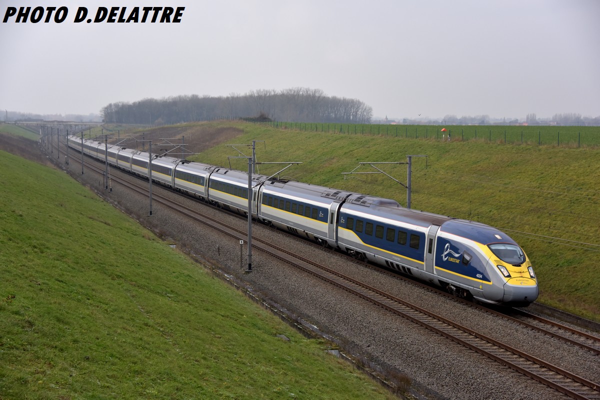 LA PASSION DU TRAIN: Rame TMST IZY 3213/3224 sur la LGV en Belgique