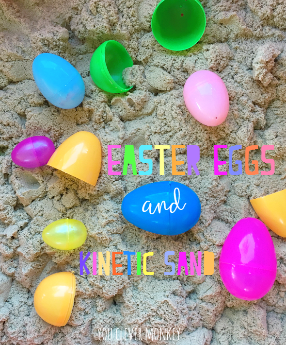 EASTER EGGS AND KINETIC SAND | you clever monkey