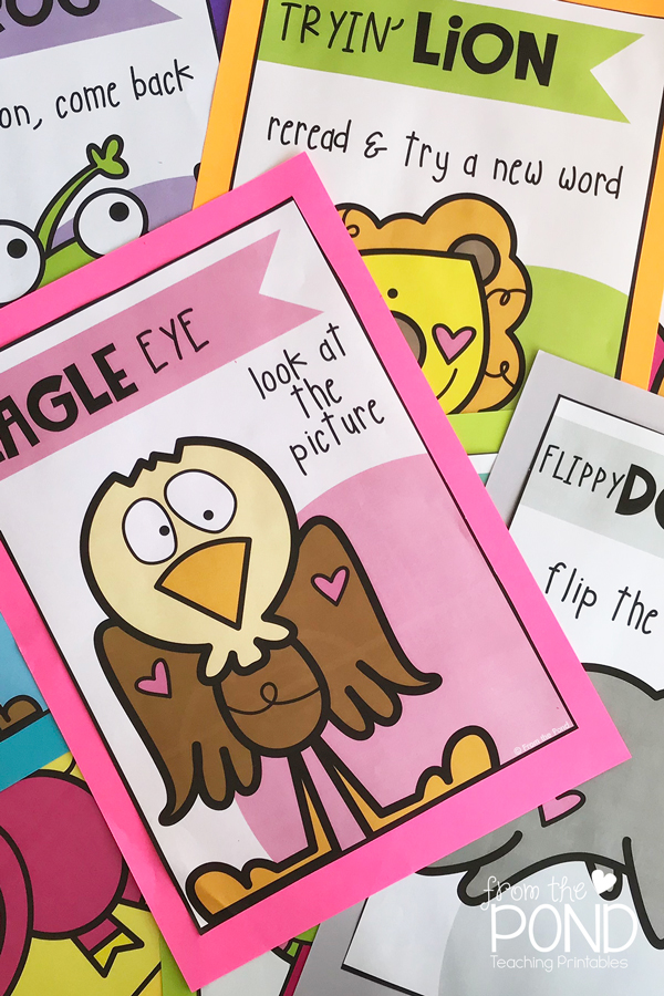 Reading Strategy Posters & Printables | From the Pond