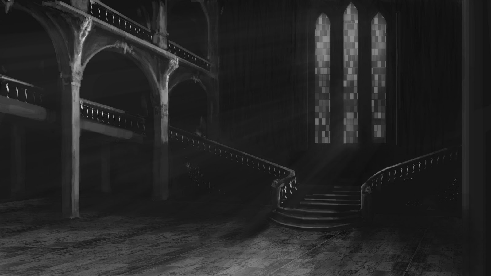 Fred's CG Arts and Animation Blog: Final Painting: The House of Usher ...