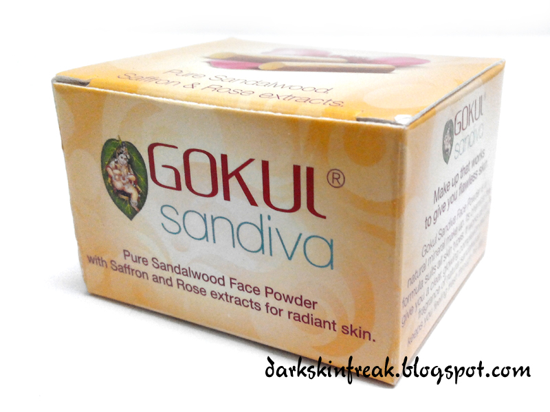 Gokul Sandiva Pure Sandalwood Face Powder Review - My Skincare Regime