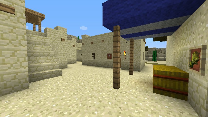 Mini Tutorial Minecraft : Pueblo en el desierto