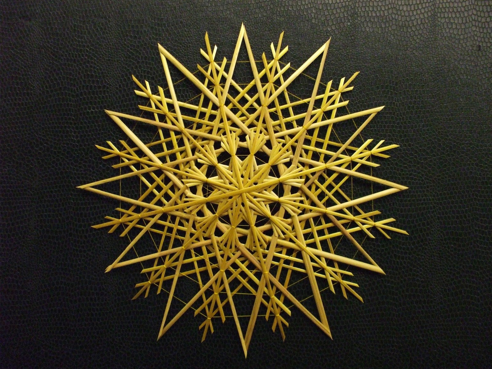 Meine Strohsterne: Handgefertigte Strohsterne