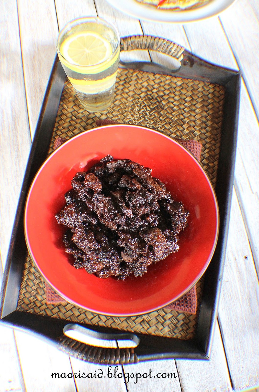 Mori's Kitchen: Daging Palembang, Telur Dadar Mayo dan Kebun kita