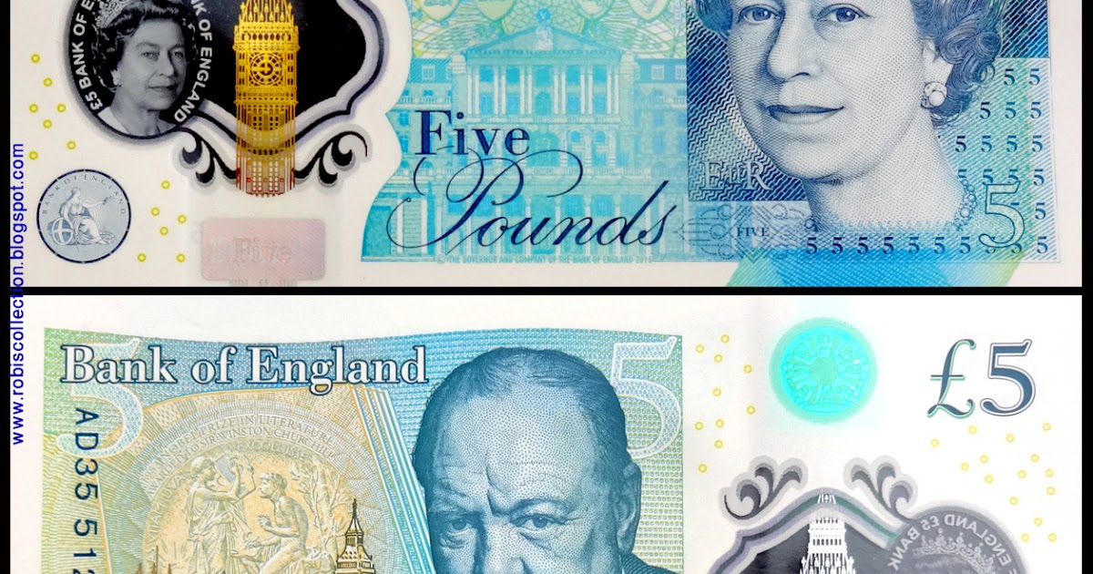 POLYMER BANKNOTE COLLECTION: ENGLAND