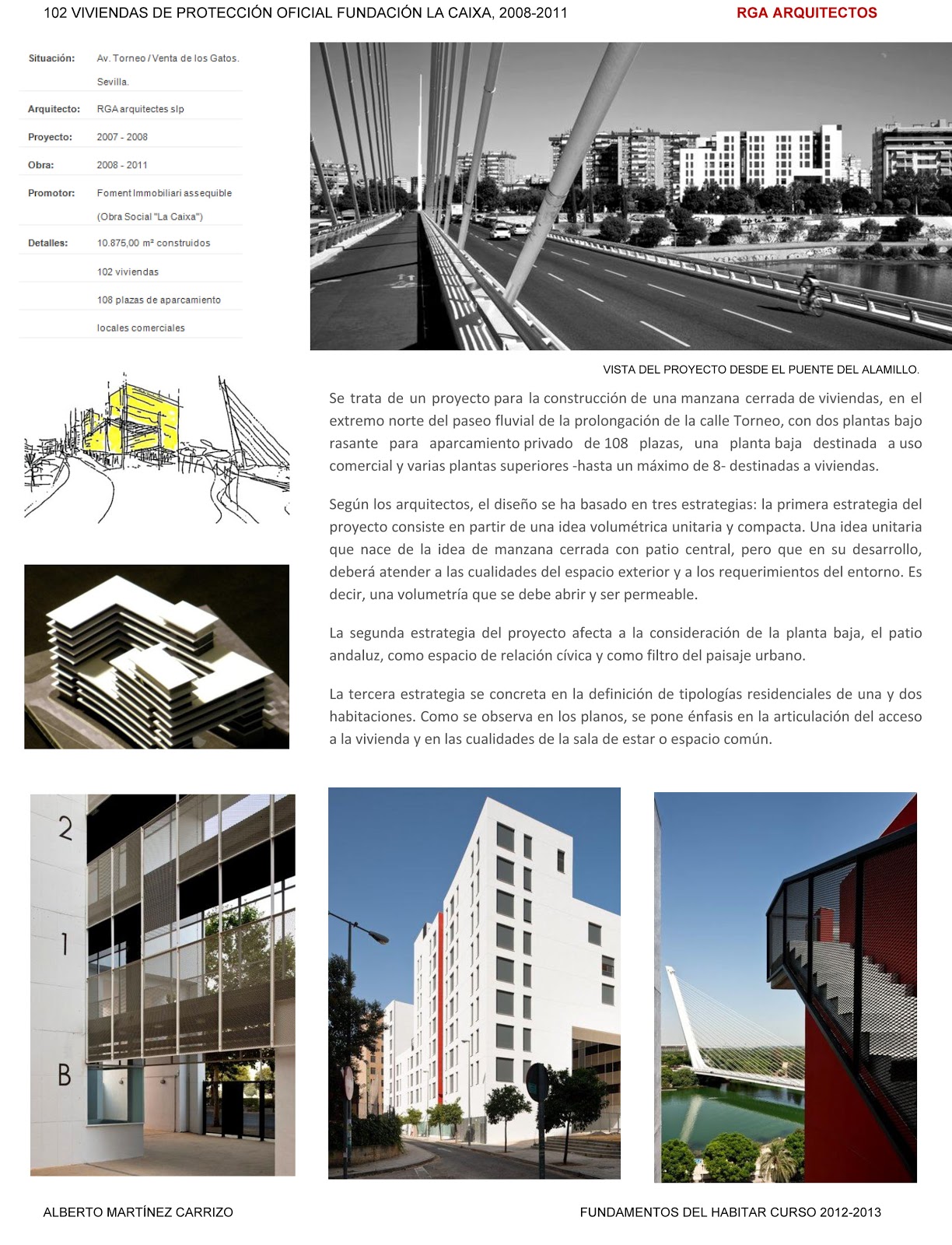 Fundamentos del Habitar: 102 VPO de Obra Social "La Caixa" / RGA ...
