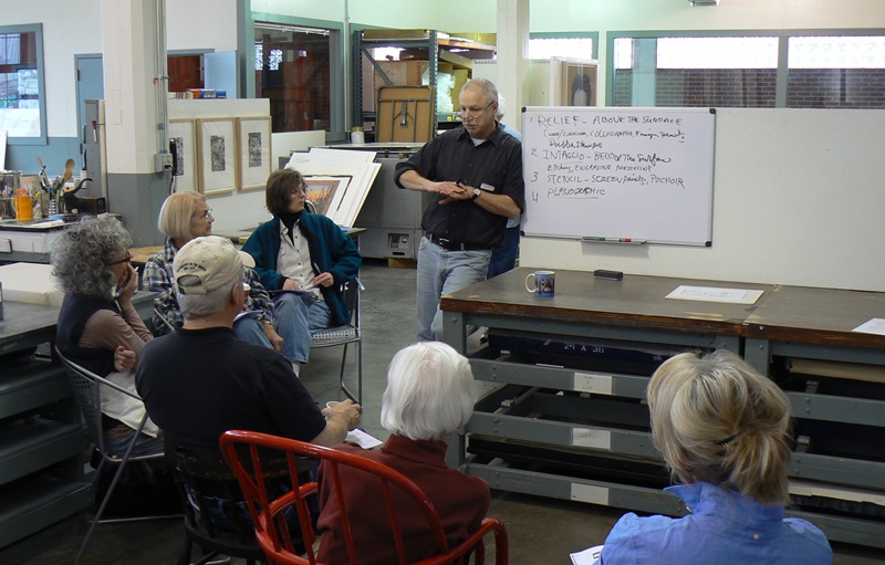 Spotlight KC Print: heavy stones - two kc litho workshops