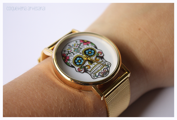La Coqueteria: Reloj calavera mexicana