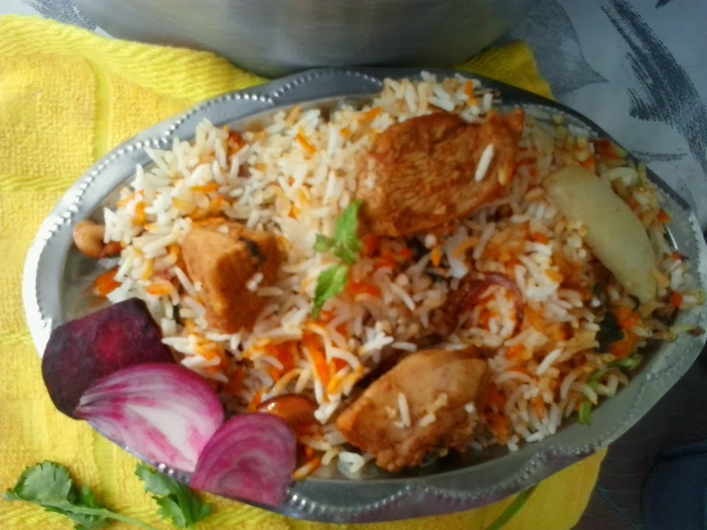 Muslim style chicken dum biryani,muslim wedding chicken biriyani recipe ...