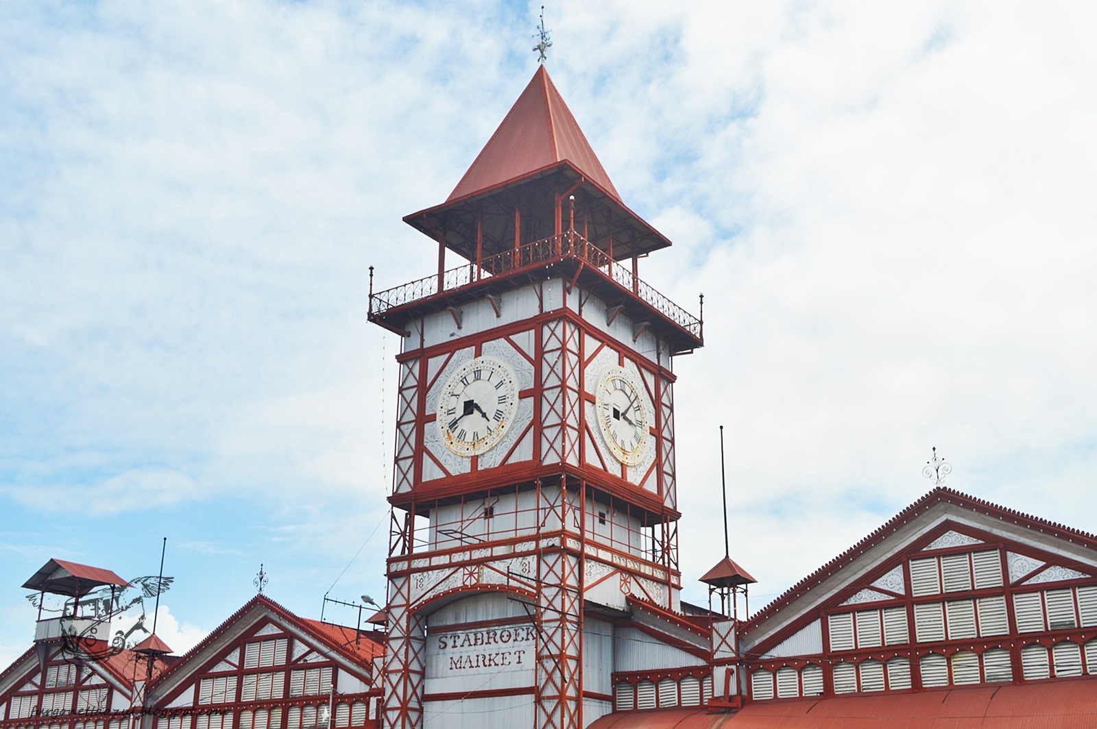 FURGONETA AZUL: GEORGETOWN, CAPITAL DE GUYANA.