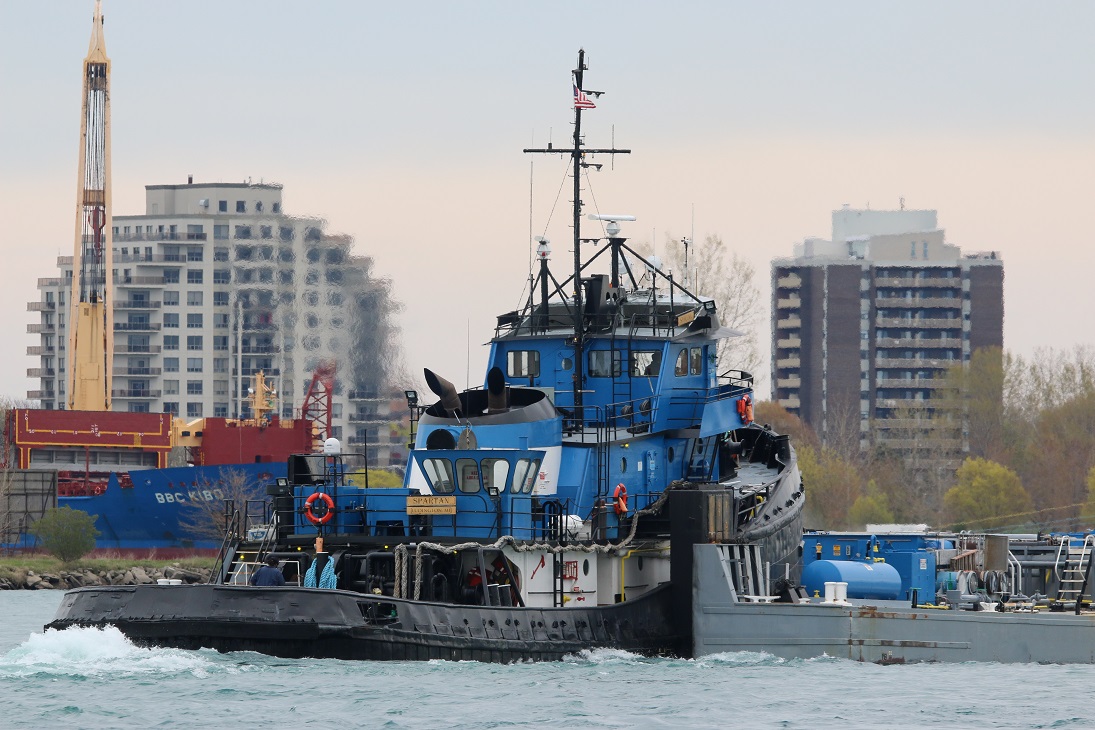 Michigan Exposures: The Spartan Tug and her Barge the Spartan II
