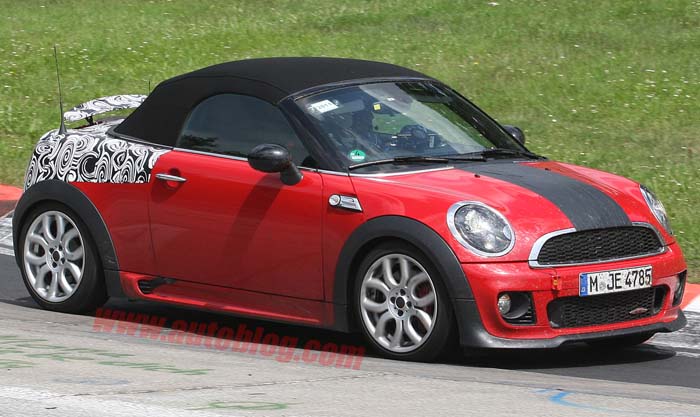 BMW testa o Novo Mini Conversível, conhecido como JCW Speedster