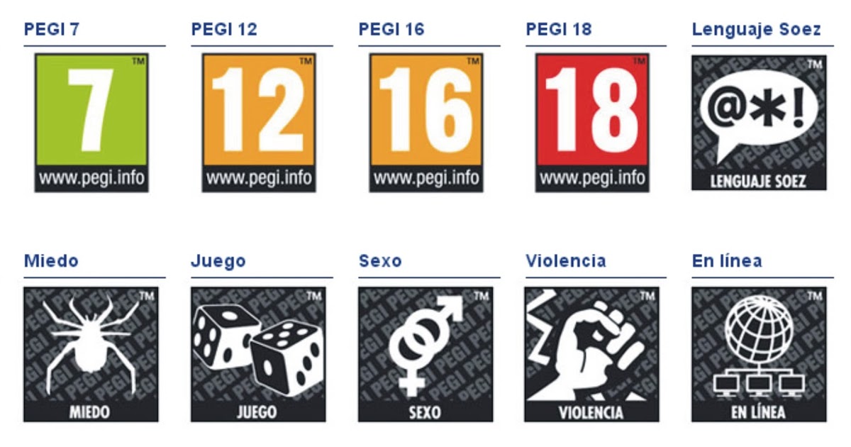 Click Centro Joven de Hellín: QUÉ ES EL SISTEMA PEGI Y PARA QUÉ SIRVE