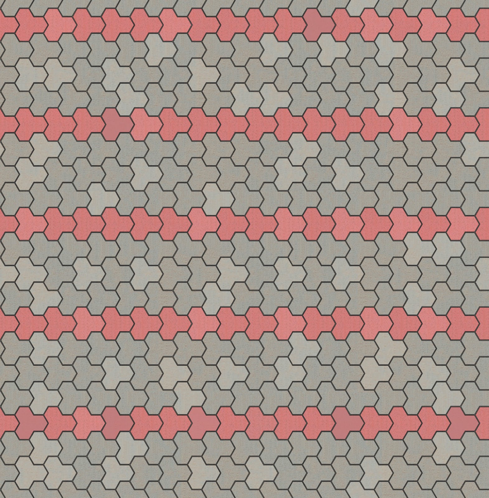 SWTEXTURE - free architectural textures: Triplehex Pavers