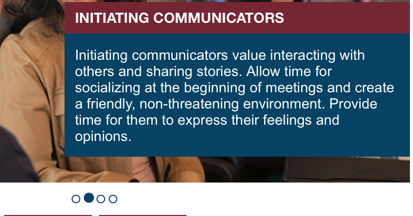 Pathways experience: My communication style? Sharing through stories.