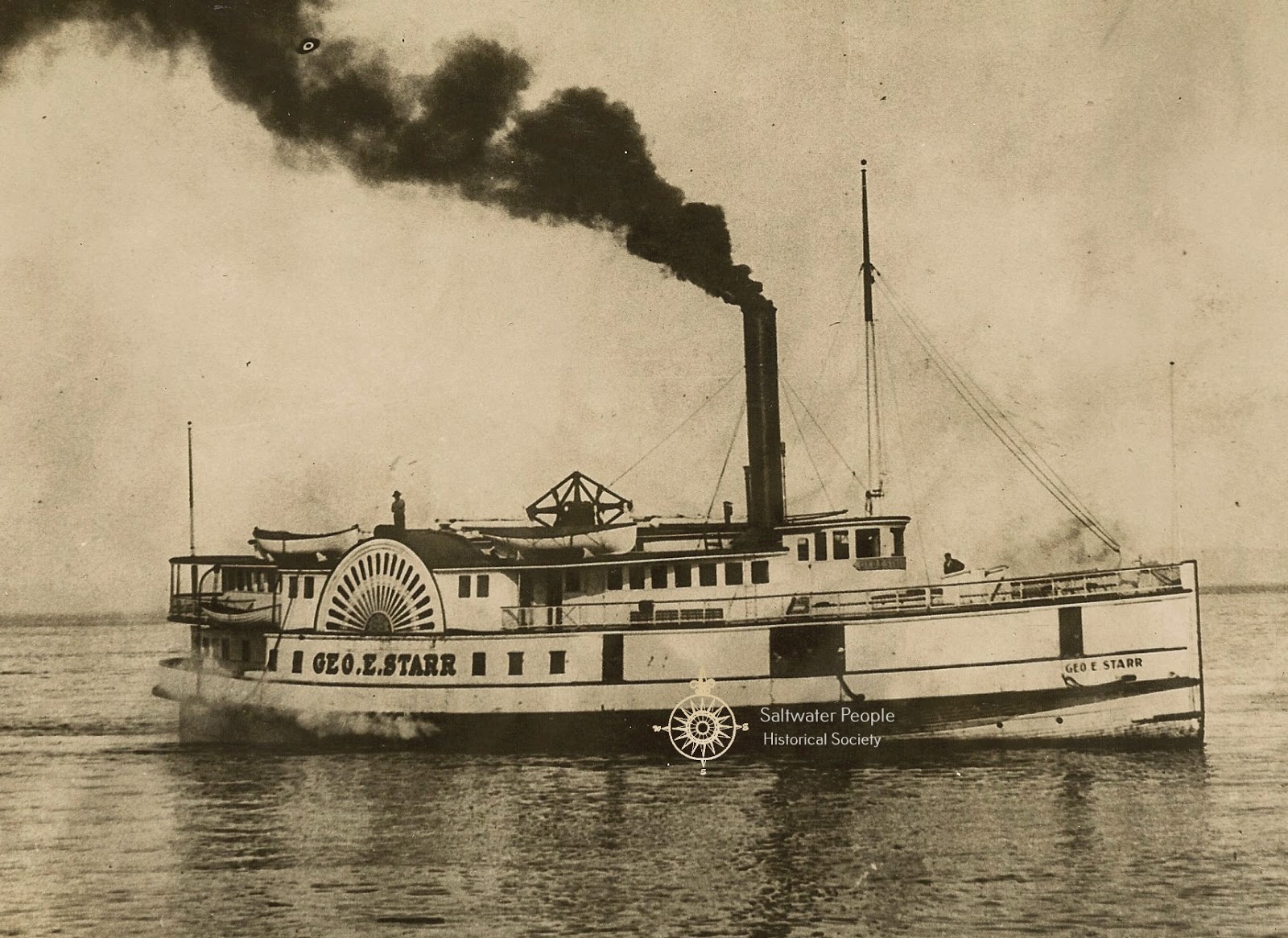 Saltwater People Log: Faithful Sidewheeler GEORGE E. STARR with ...
