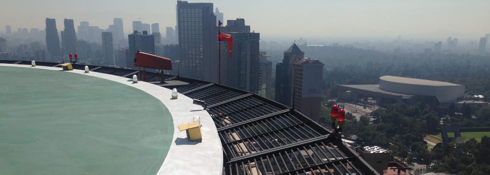 Helipuerto Omega , diseñado por Cobax Helipuertos, el mejor de Polanco!